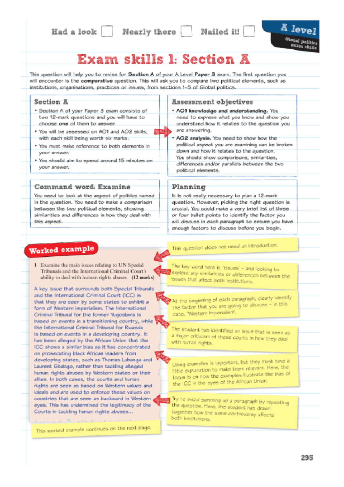 Paper 3 exam booklet guidance - Studocu