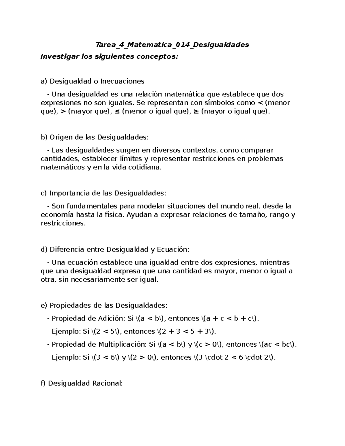 Hojas De Trabajo Para Identificar Soluciones A Ecuaciones Y Desigualdades