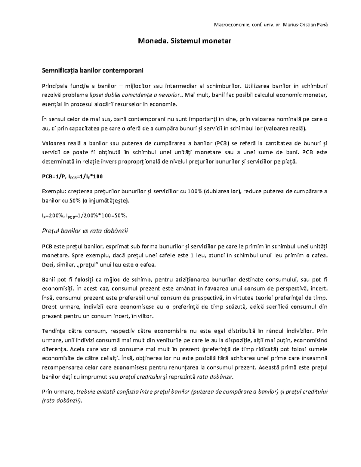 Moneda. Sistemul monetar - Moneda. Sistemul monetar Semnificația ...