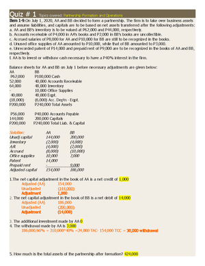 AIS XEROO CERTIFICATE - Question 1: It’s important you enter the ...