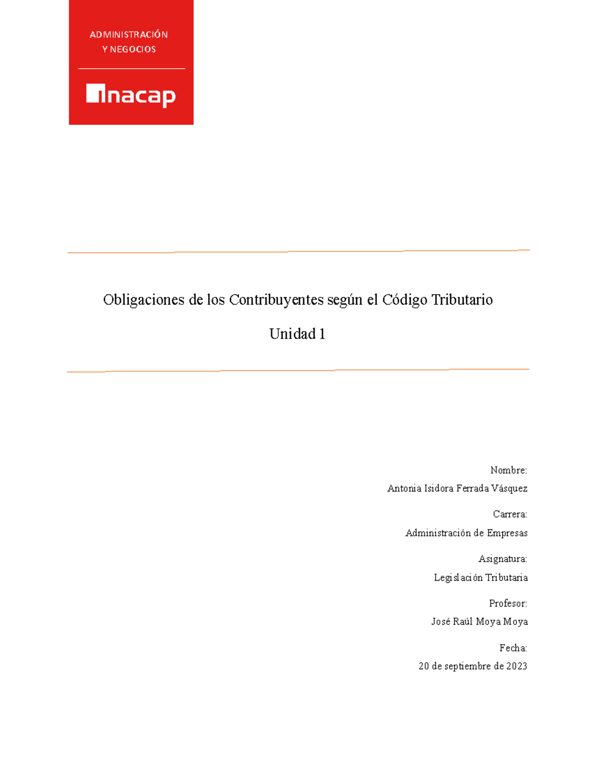 Legislacion tributaria - Obligaciones de los Contribuyentes según el ...