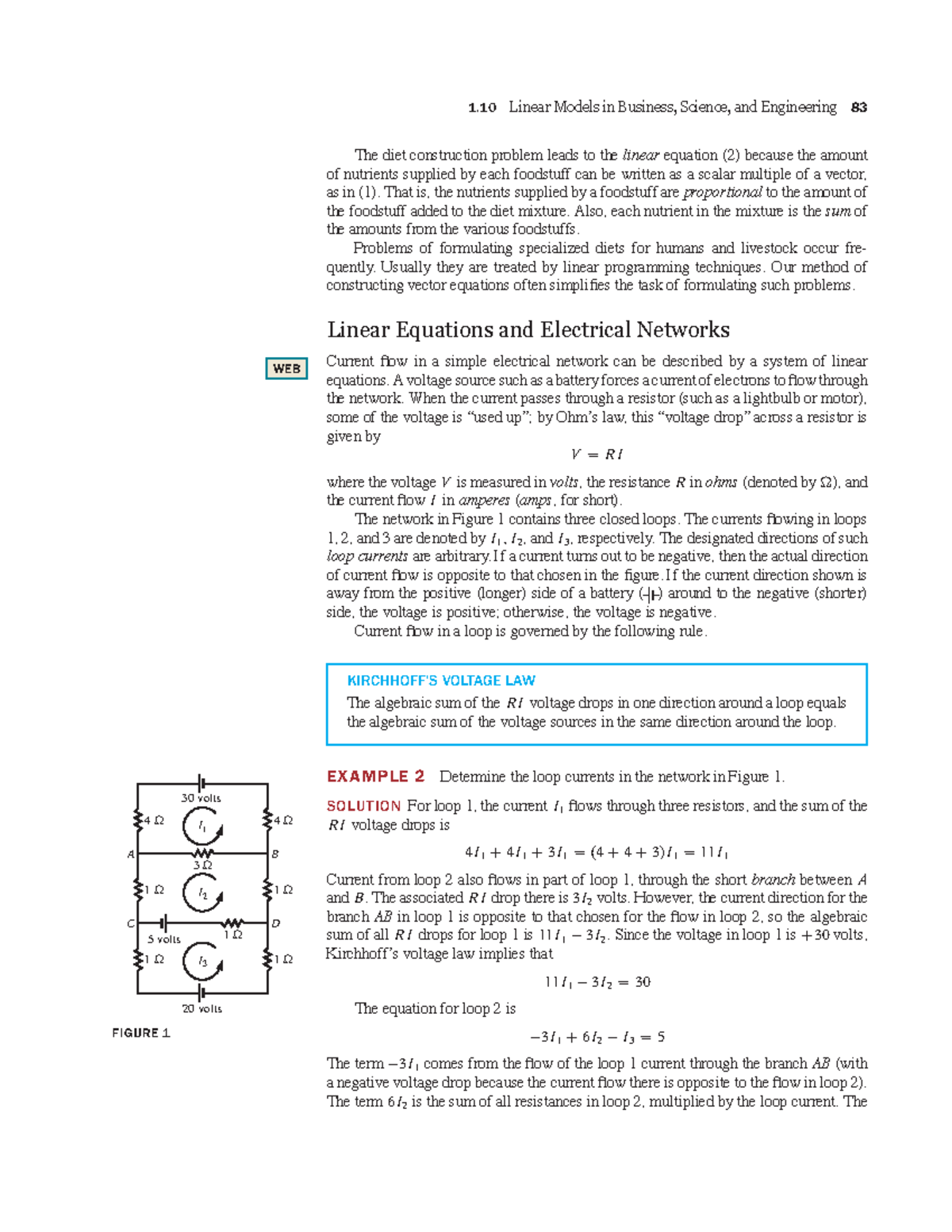 Redes Electricas Algebra Lineal - 1 Linear Models in Business, Science ...
