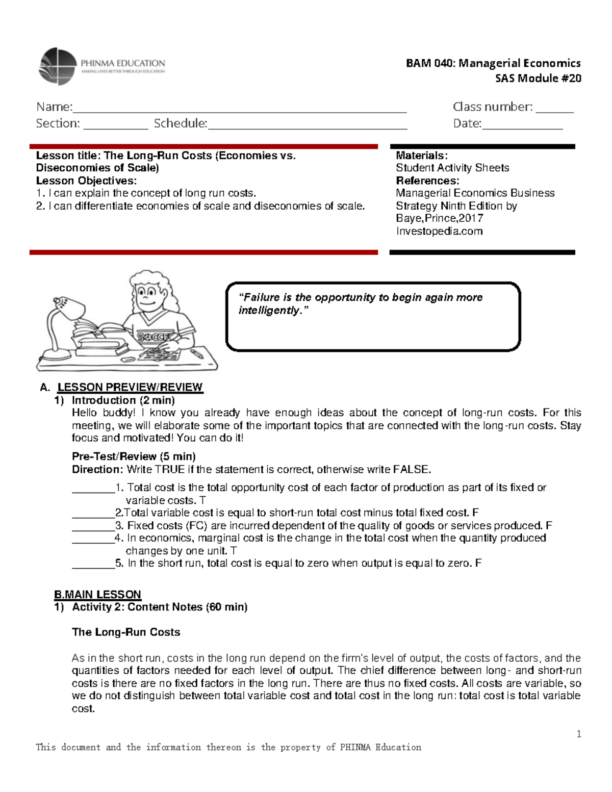 BAM-040 SAS20 - ....... - SAS Module # - Studocu