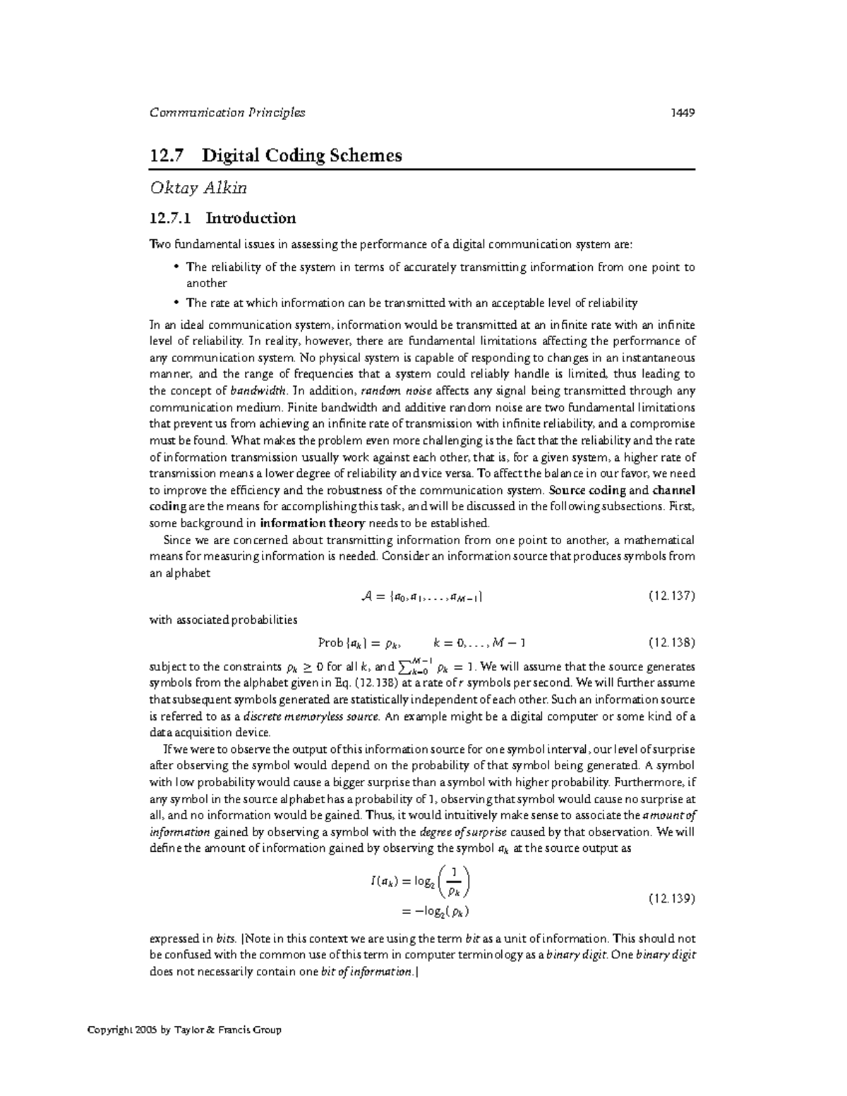 Electrical Engineering notes (113) - Communication Principles 1449 12 ...