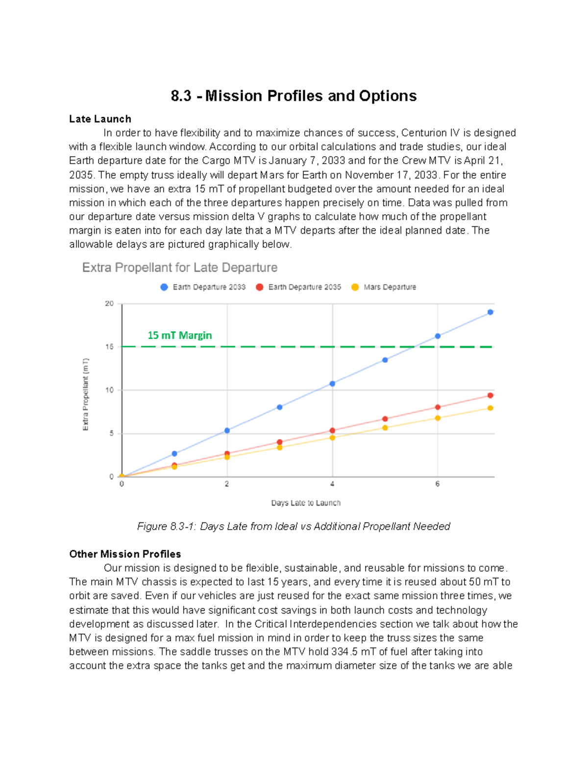 Part 80 - Final Report Part 80 - 8 - Mission Profiles and Options Late ...