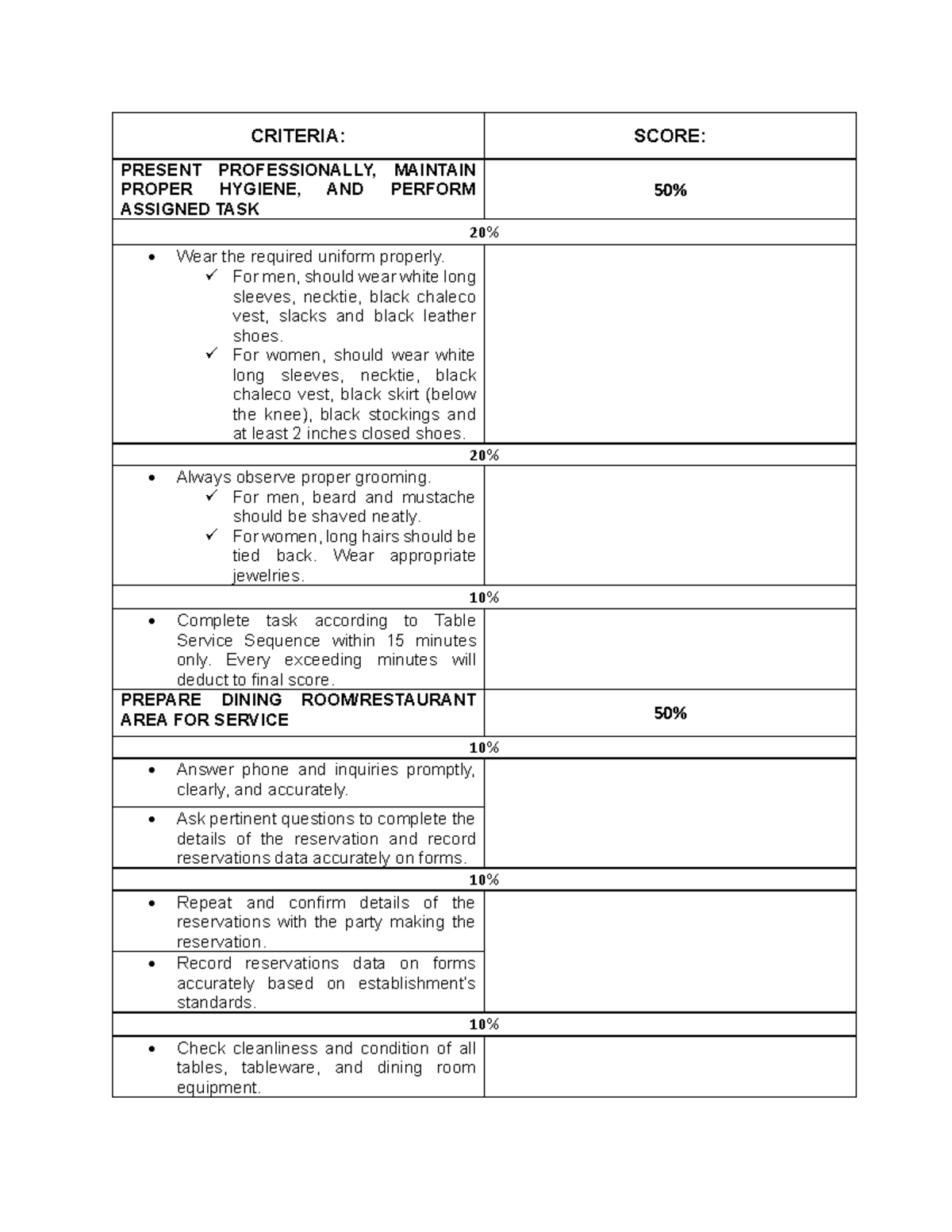 3RD Quarter EXAM AND Performance TASK Criteria - CRITERIA: SCORE ...