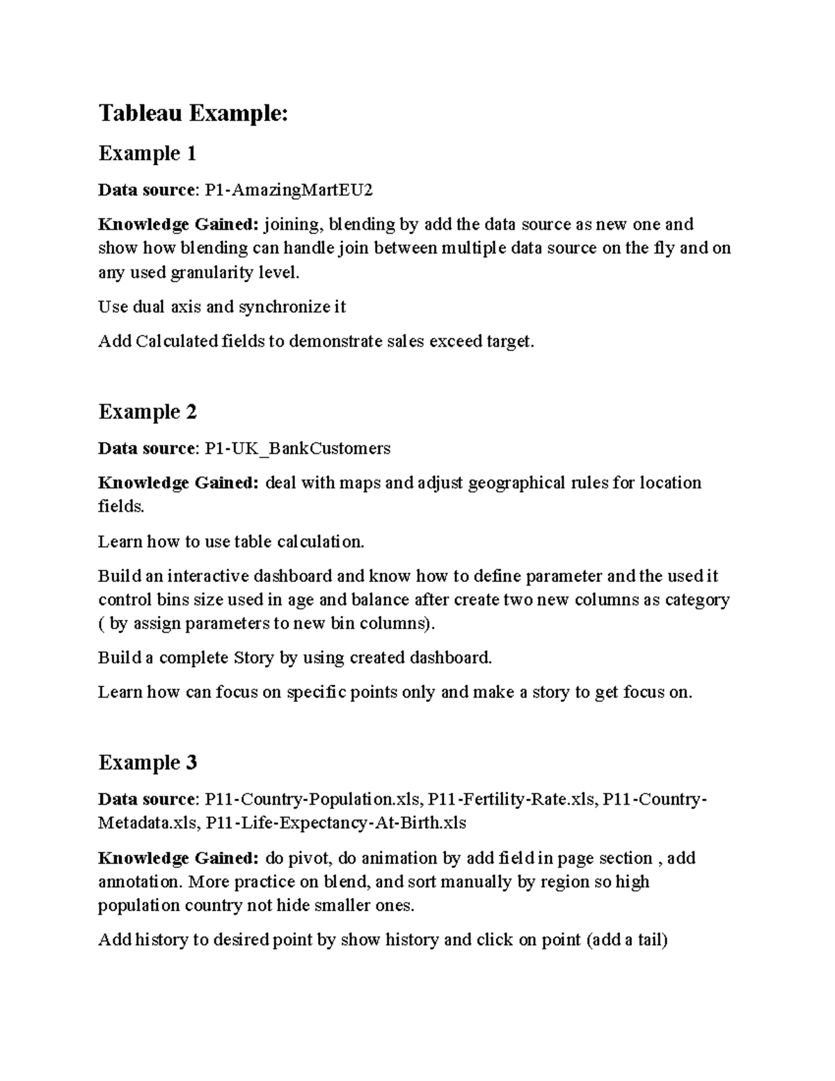 Tableau Example - my description not too short - Tableau Example ...