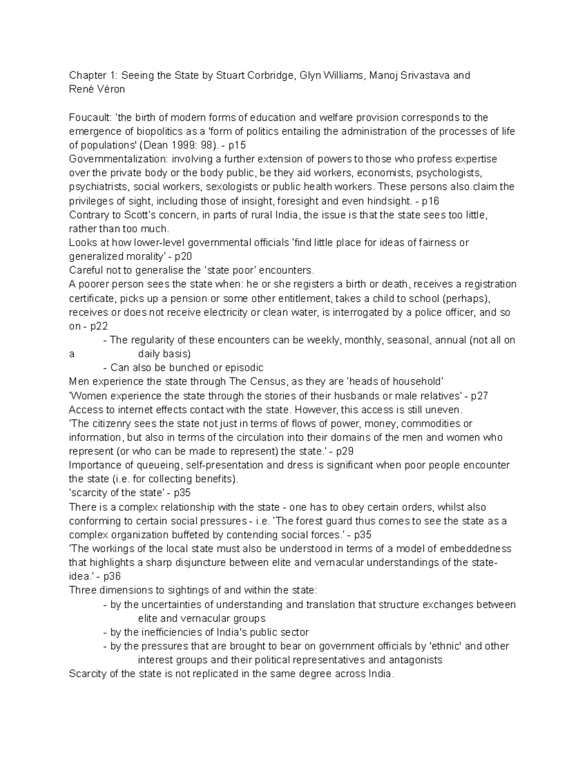 Chapter 1: Seeing the State by Stuart Corbridge, Glyn Williams, Manoj ...