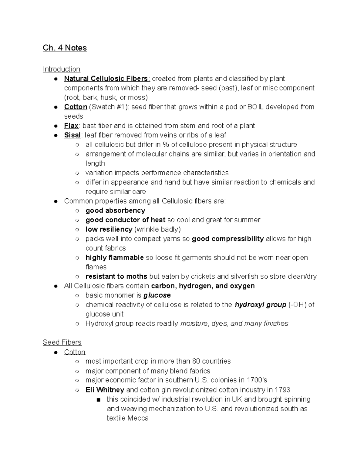 TAM 2200 Notes Ch. 4 - Kerri McBee-Black - Ch. 4 Notes Introduction ...