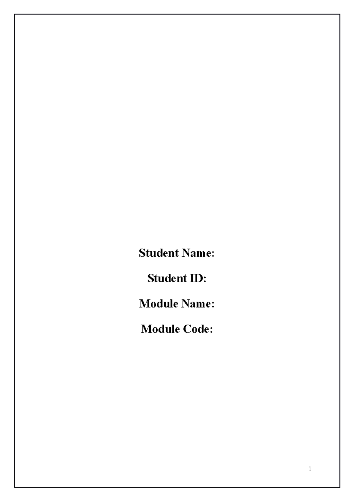 C683 CYSE Lab1 26092022 - Student Name: Student ID: Module Name: Module Code: 1 Airtel Security ...