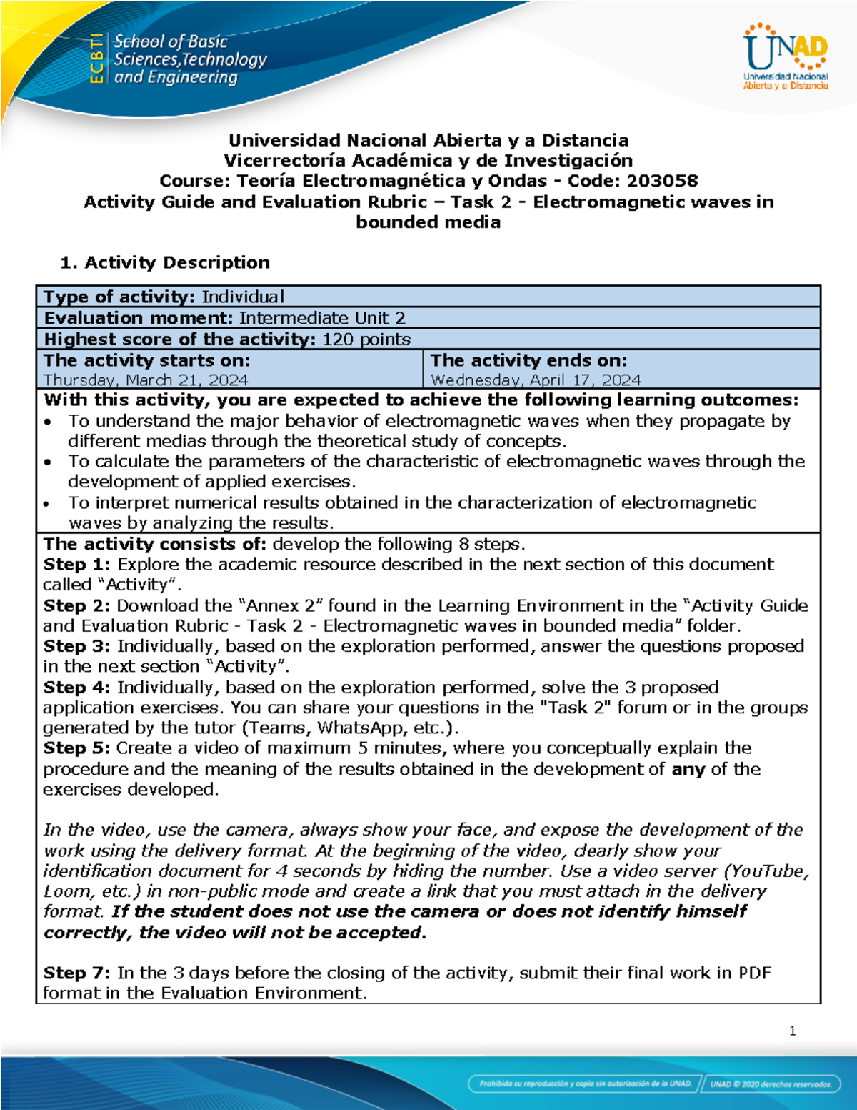 Activity Guide and Evaluation Rubric - Unit 2 - Task 2 ...