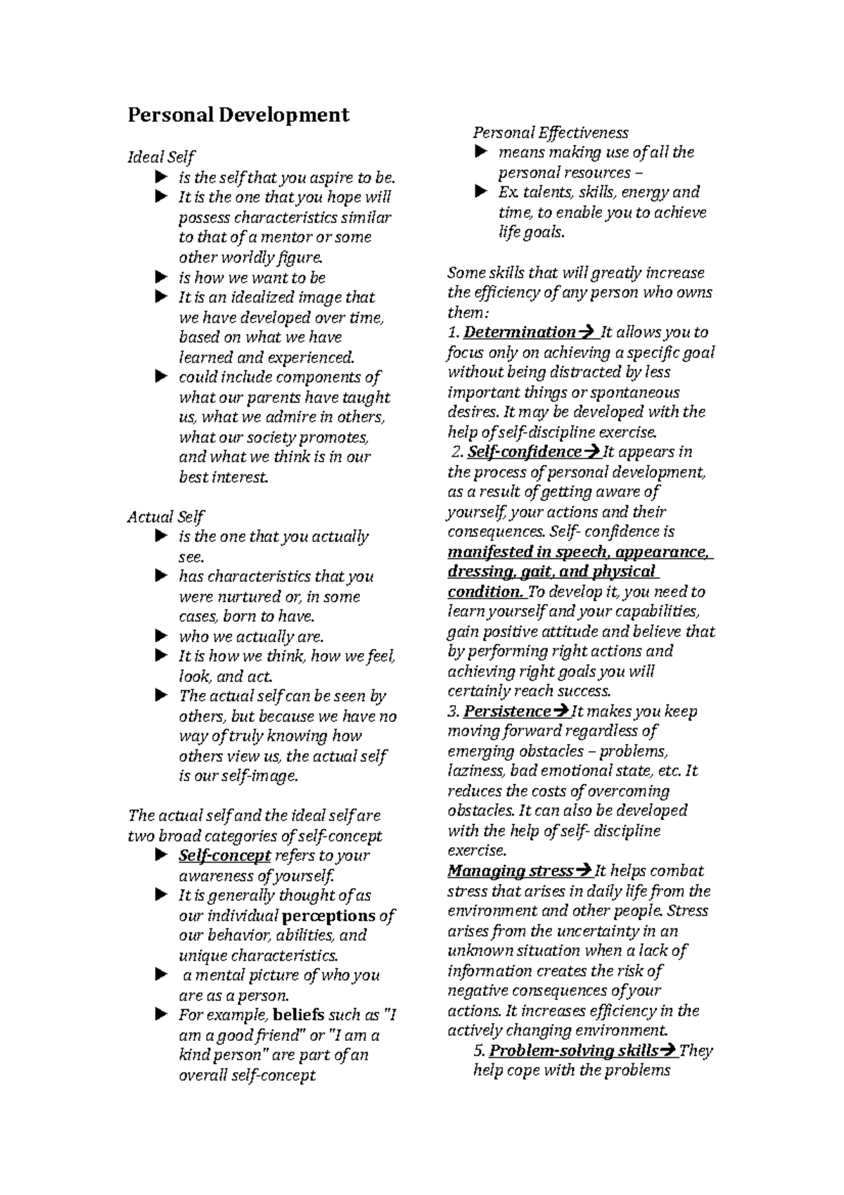 Personal Development - perdev - Personal Development Ideal Self is the ...