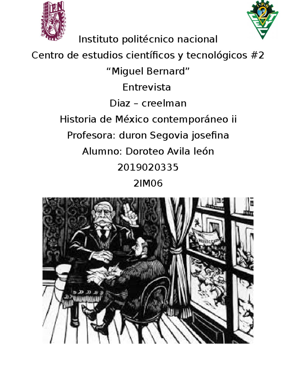 Entrevista creelman - Instituto politécnico nacional Centro de estudios ...