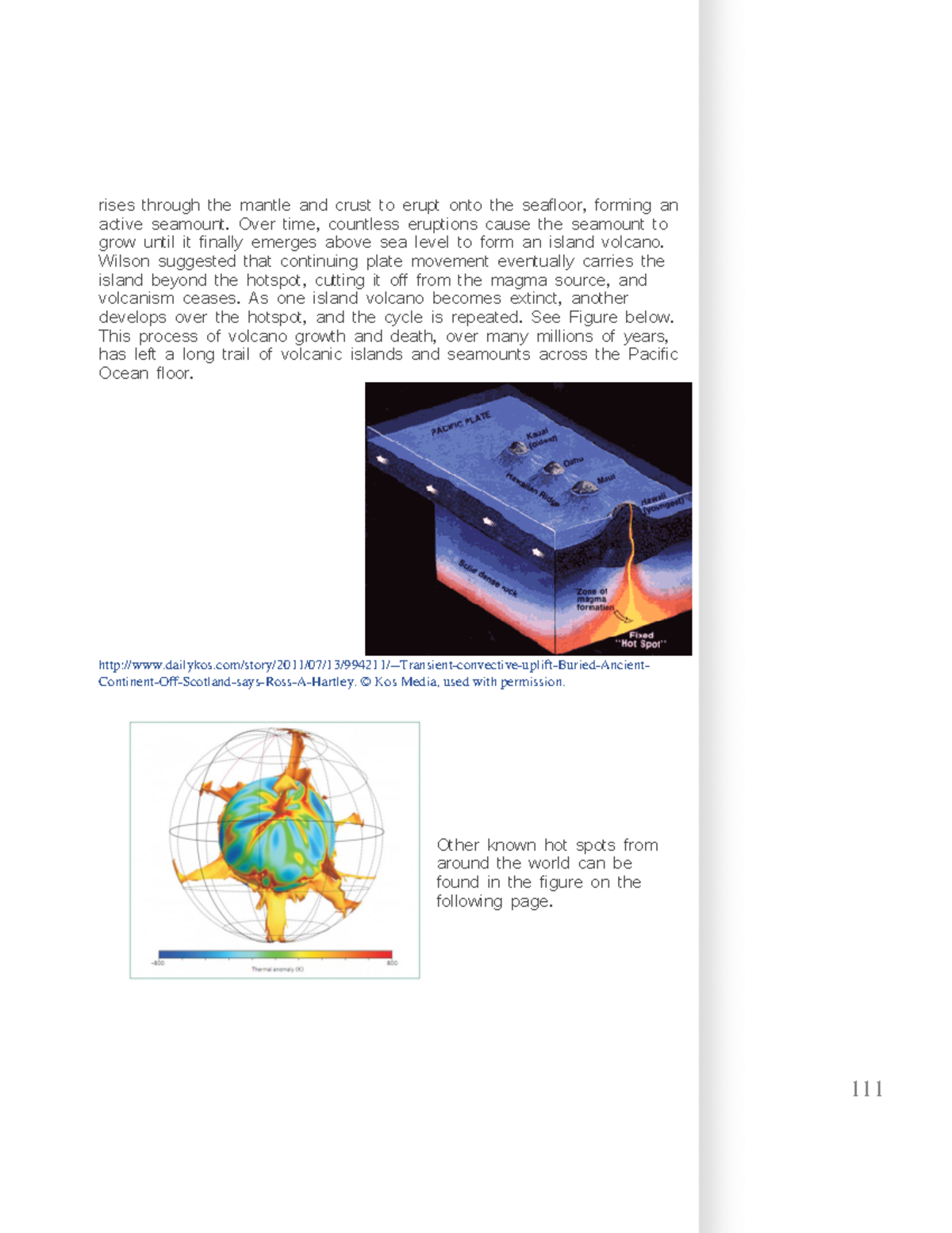 Earth Science (12) - rises through the mantle and crust to erupt onto ...
