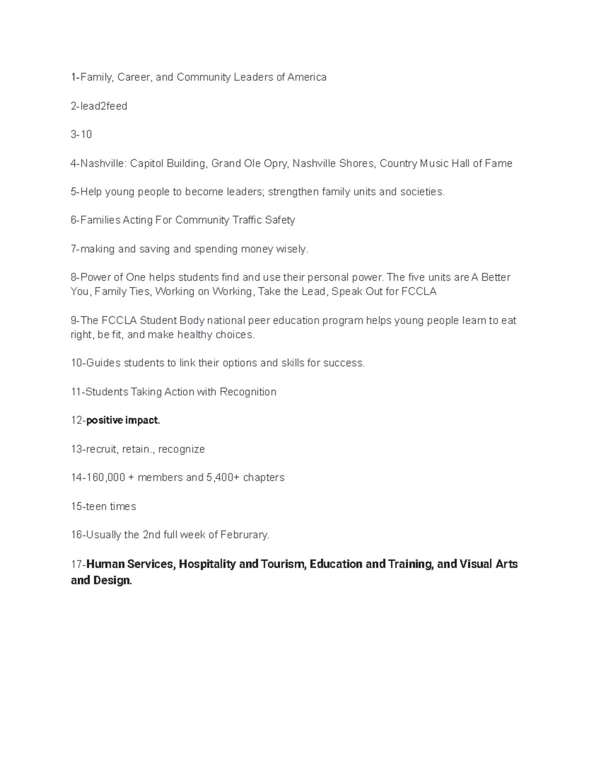 Fccla webquest For Businesss - 1-Family, Career, and Community Leaders ...