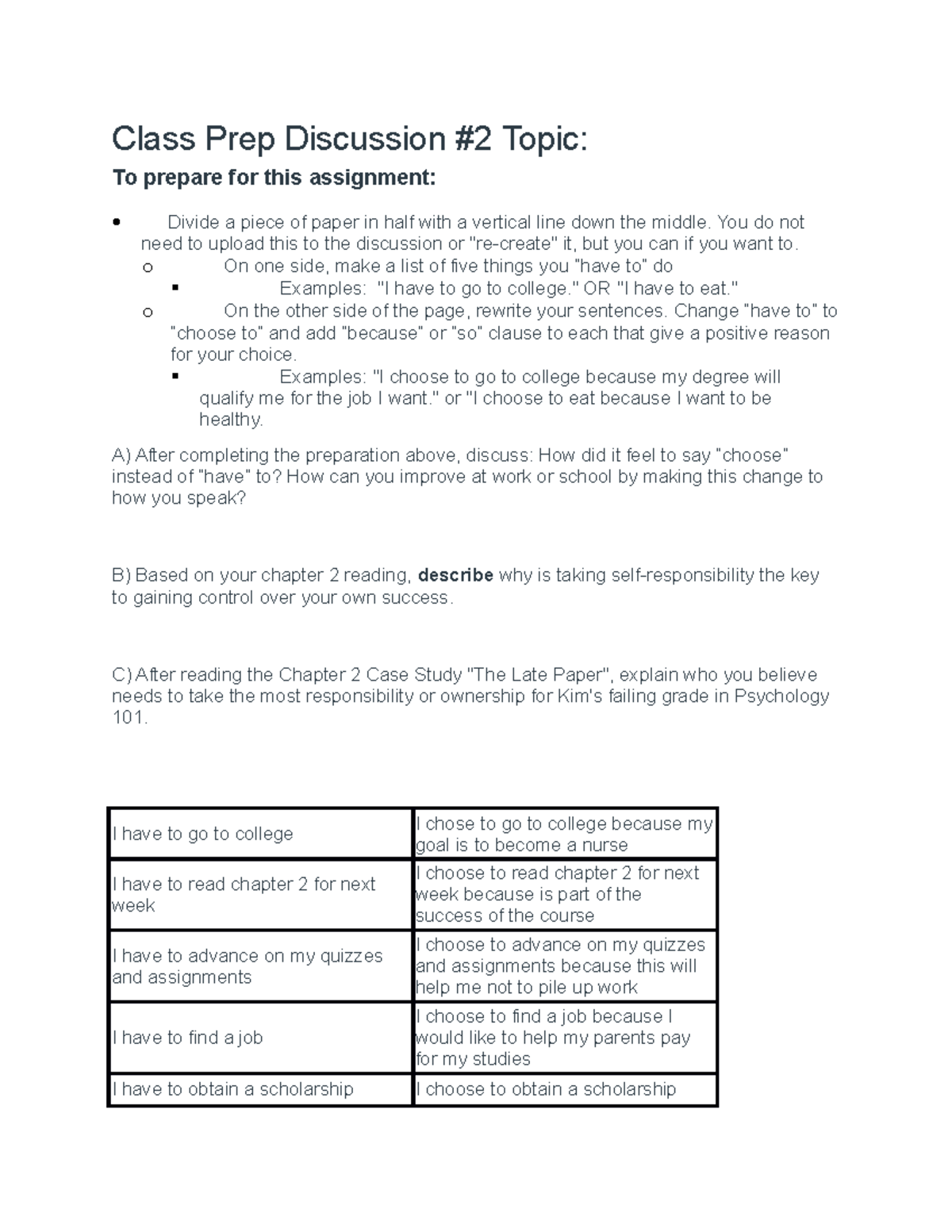 M02-Class Prep Discussion #2 - You do not need to upload this to the ...