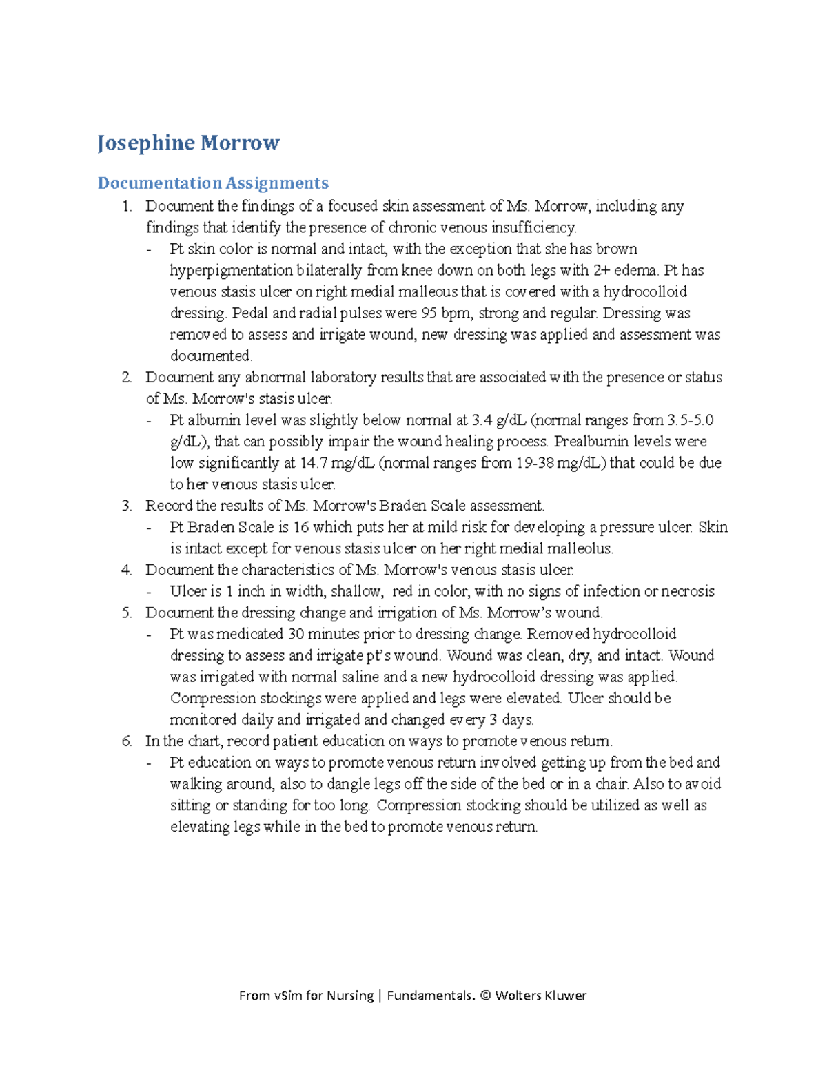 Josephine Morrow DA- Devin B - Josephine Morrow Documentation ...