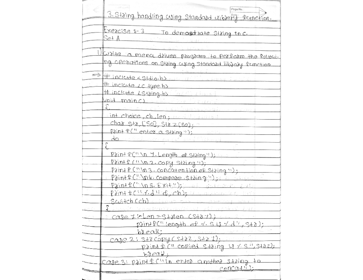 C Languagesolution OF C Exercise - Computer science engineering - Studocu