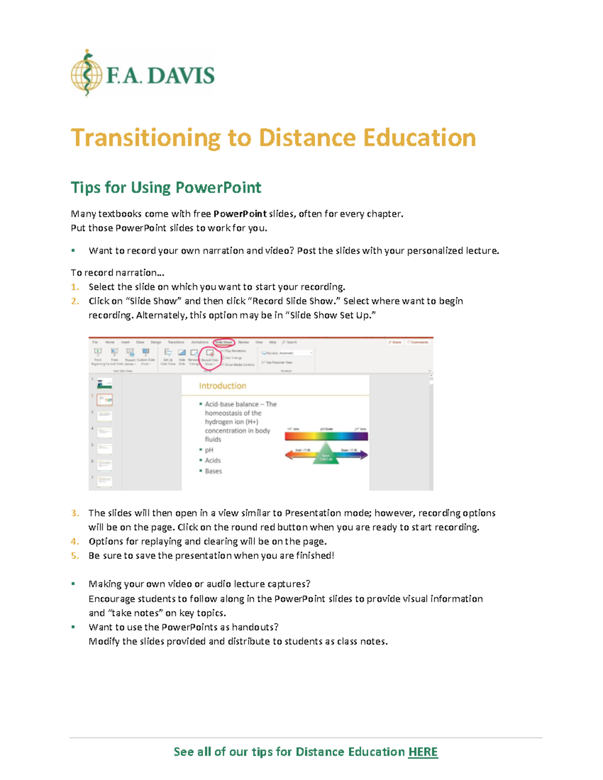 Tipsfor-Using Powerpoint - See all of our tips for Distance Education ...