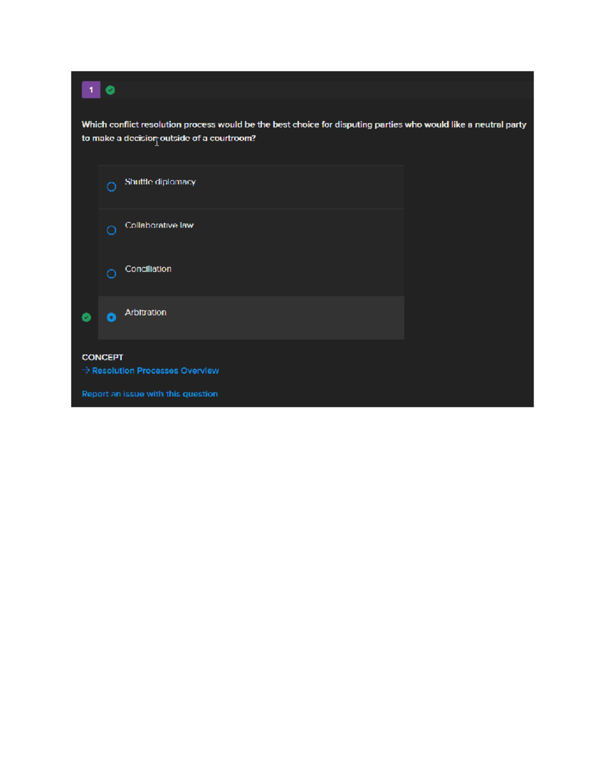 Sophia Conflict Resolution Unit 1 Milestone 1 - CJ M12 - Studocu