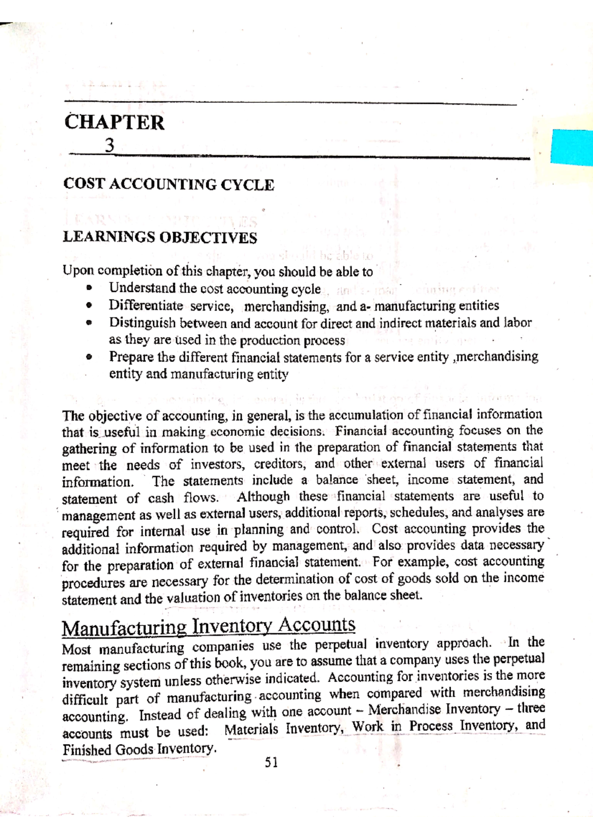 Chapter 3 (With Problems) - BSA - Studocu