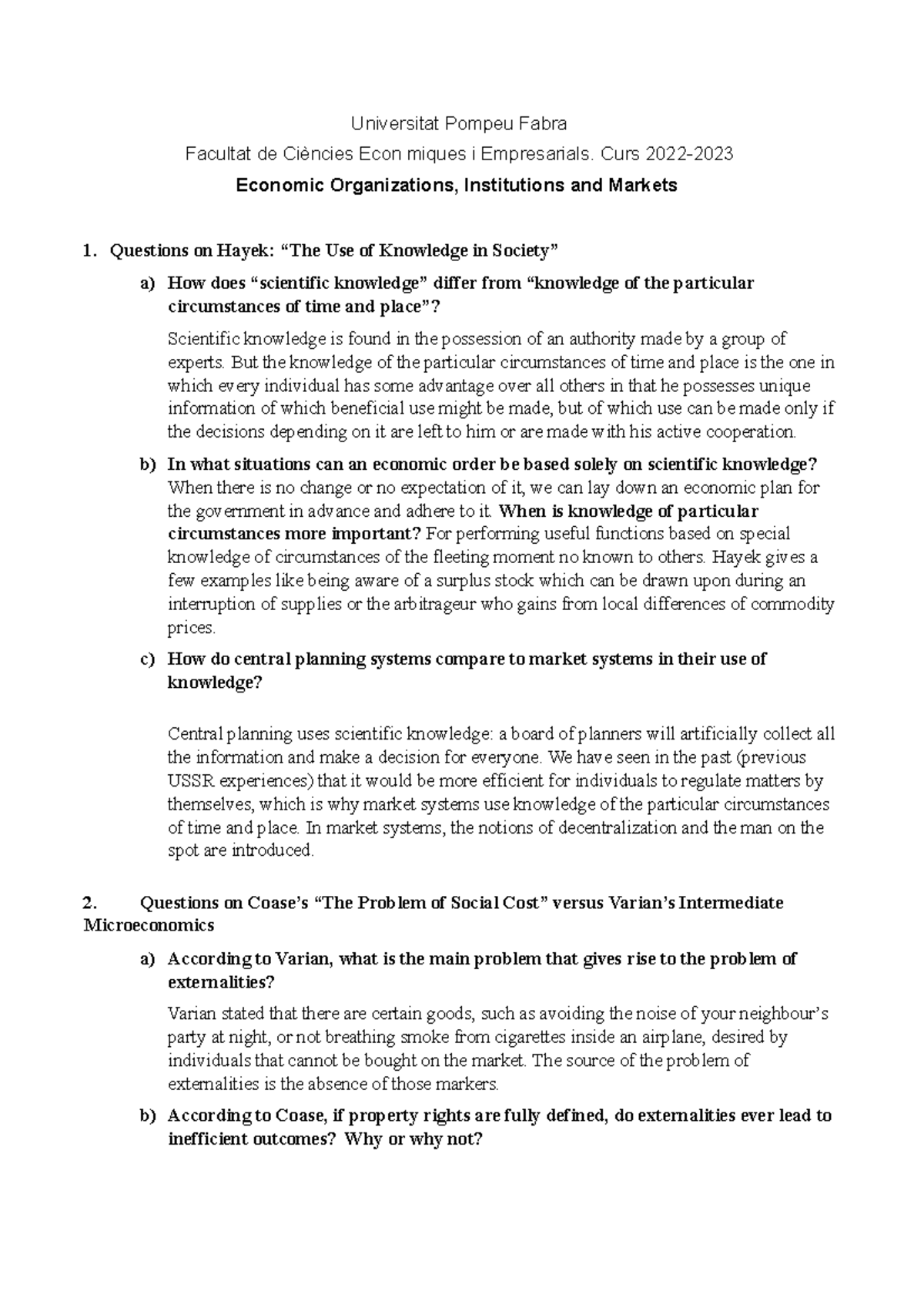 Problem set 4 - Universitat Pompeu Fabra Facultat de Ciències Econ miques i Empresarials. Curs ...