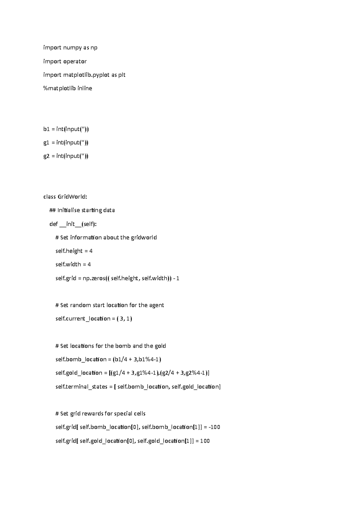 Untitled - Mechanical - import numpy as np import operator import ...