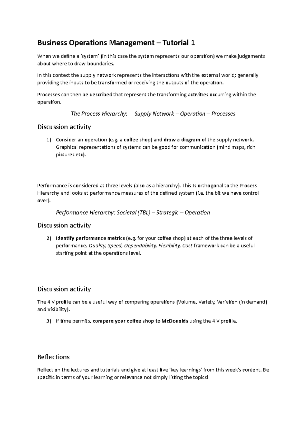 Business Operations Management Tutorial 1 - (2021)v2 - Business ...