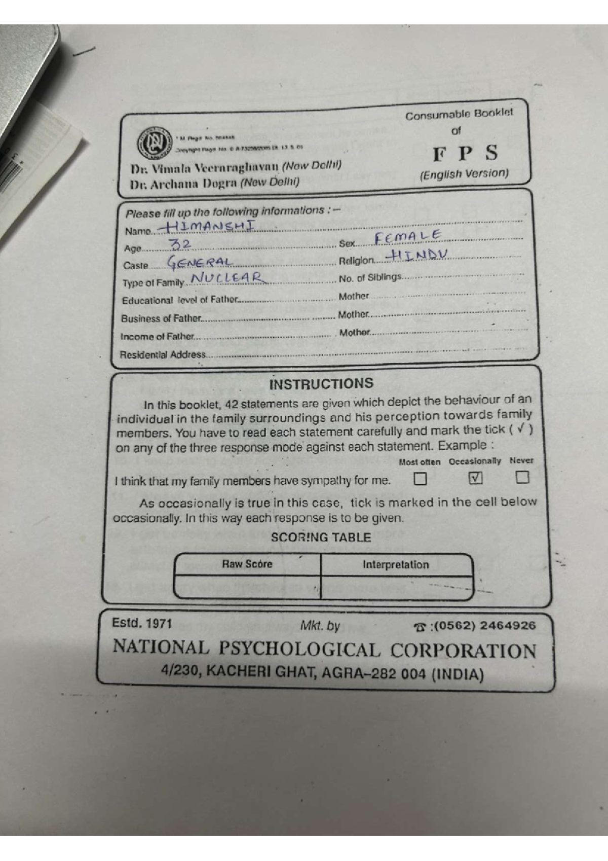 IMG 8657 - family pathology notes - masters in psychology - Studocu