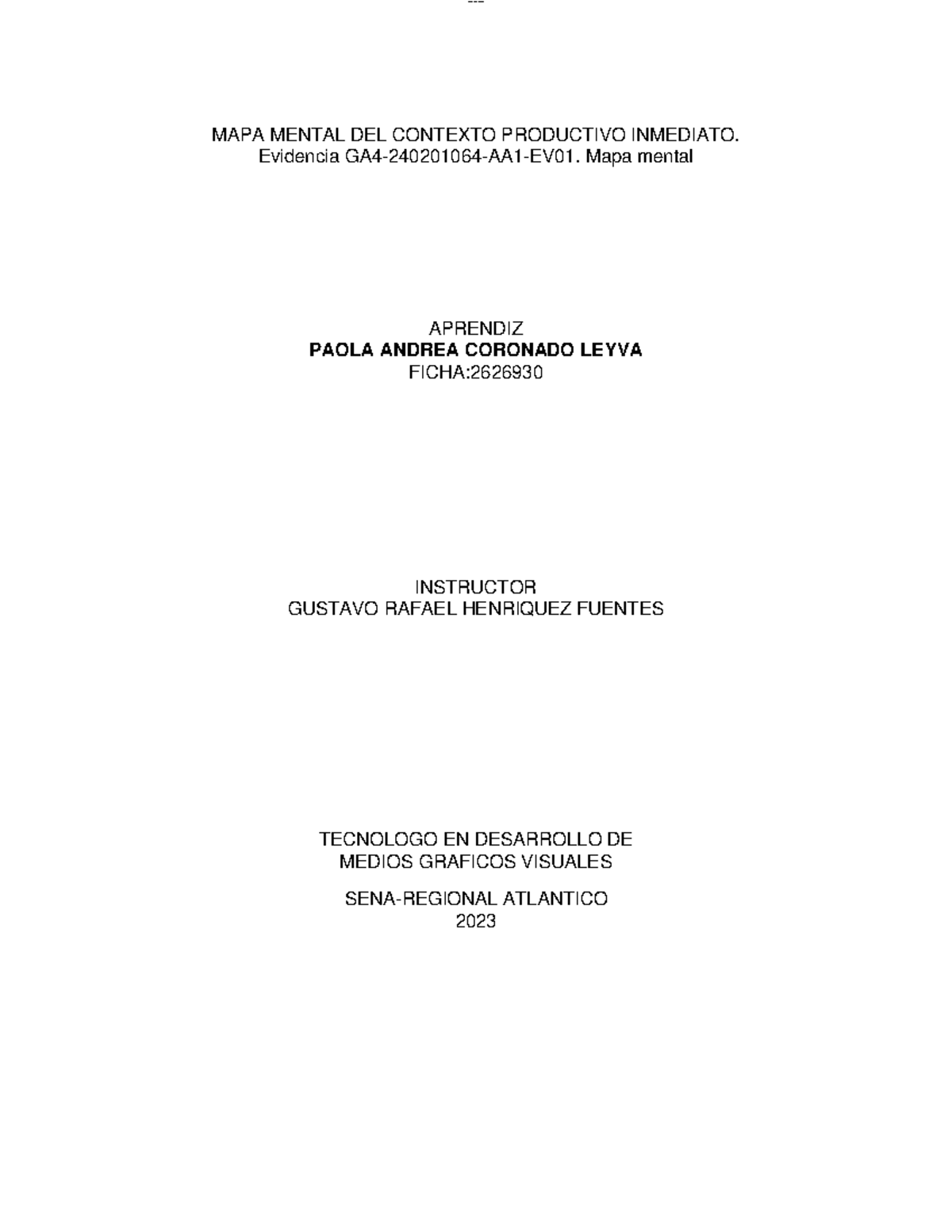 Mapa Mental Contexto Productivo Inmediato - MAPA MENTAL DEL CONTEXTO ...