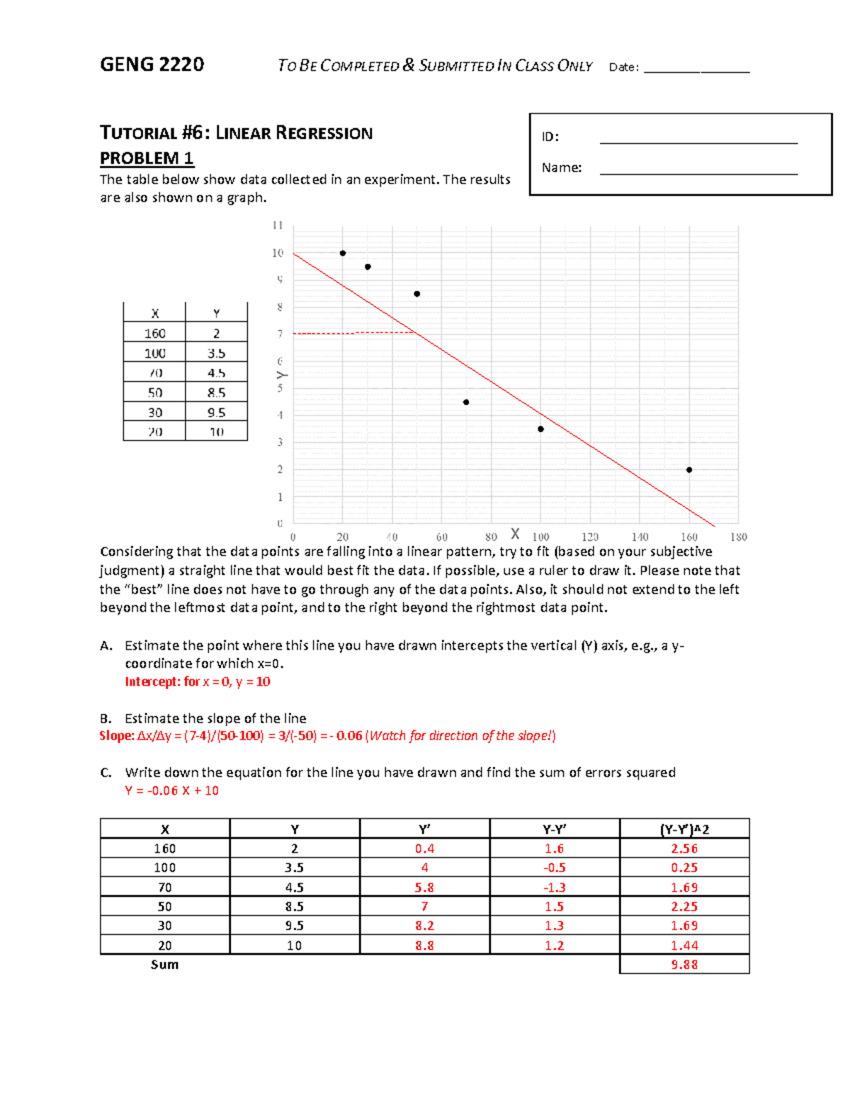 T07 Handout W22 Q A - Study Guide - TUTORIAL #6: LINEAR REGRESSION ...