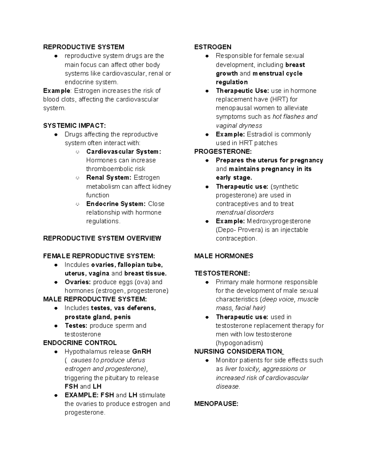 Pharma Prefi - REPRODUCTIVE SYSTEM reproductive system drugs are the ...