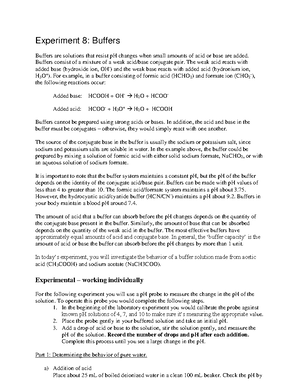 Experiment 5 Reflection Statement-1 - Experiment 5: Reflection ...