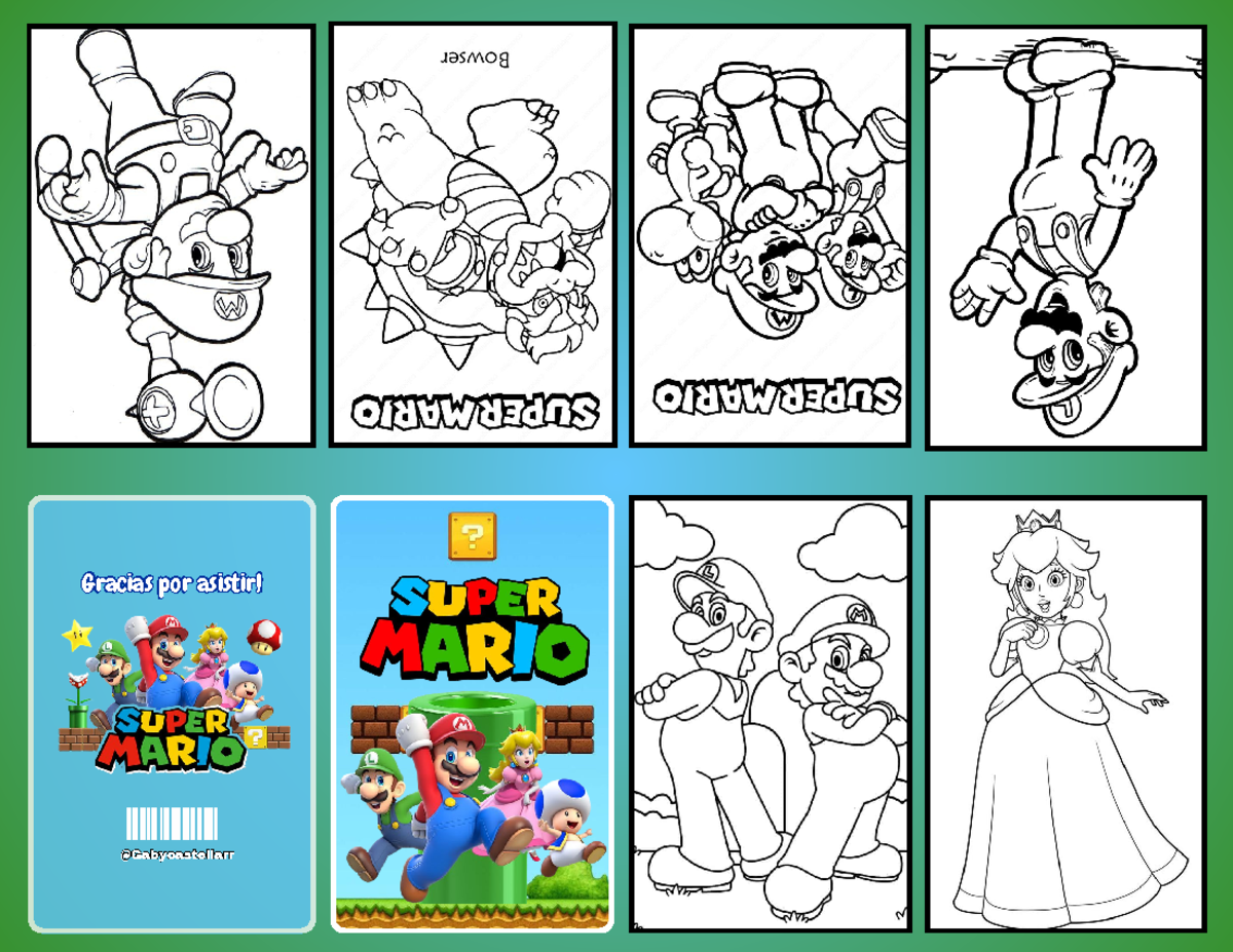 Mini libro Mario Bros - Lengua Y Literatura Y Su Didactica - oldtwazans ...