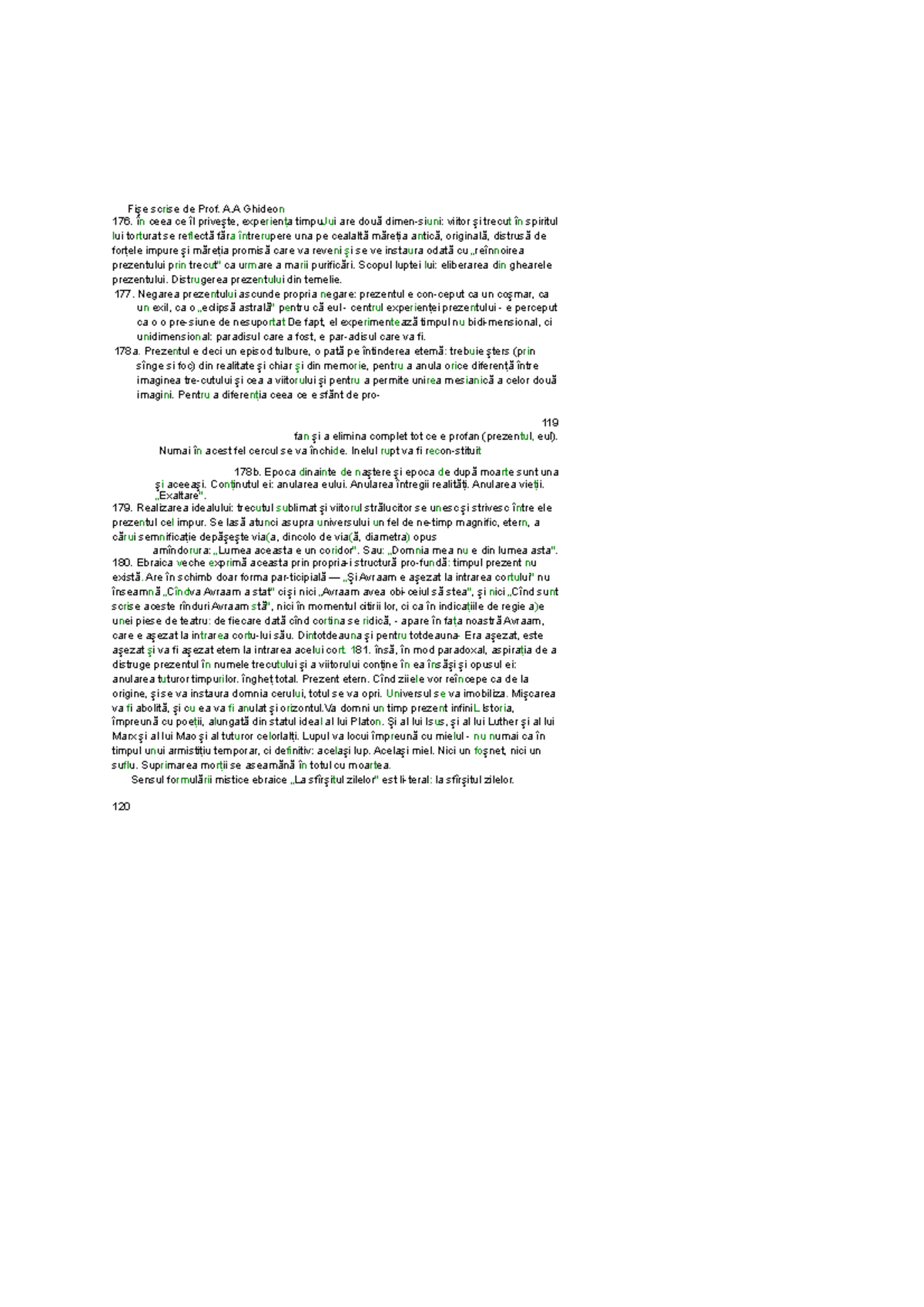 Cutia neagra 2 - book - Fişe scrise de Prof. A Ghideon 176. în ceea ce ...