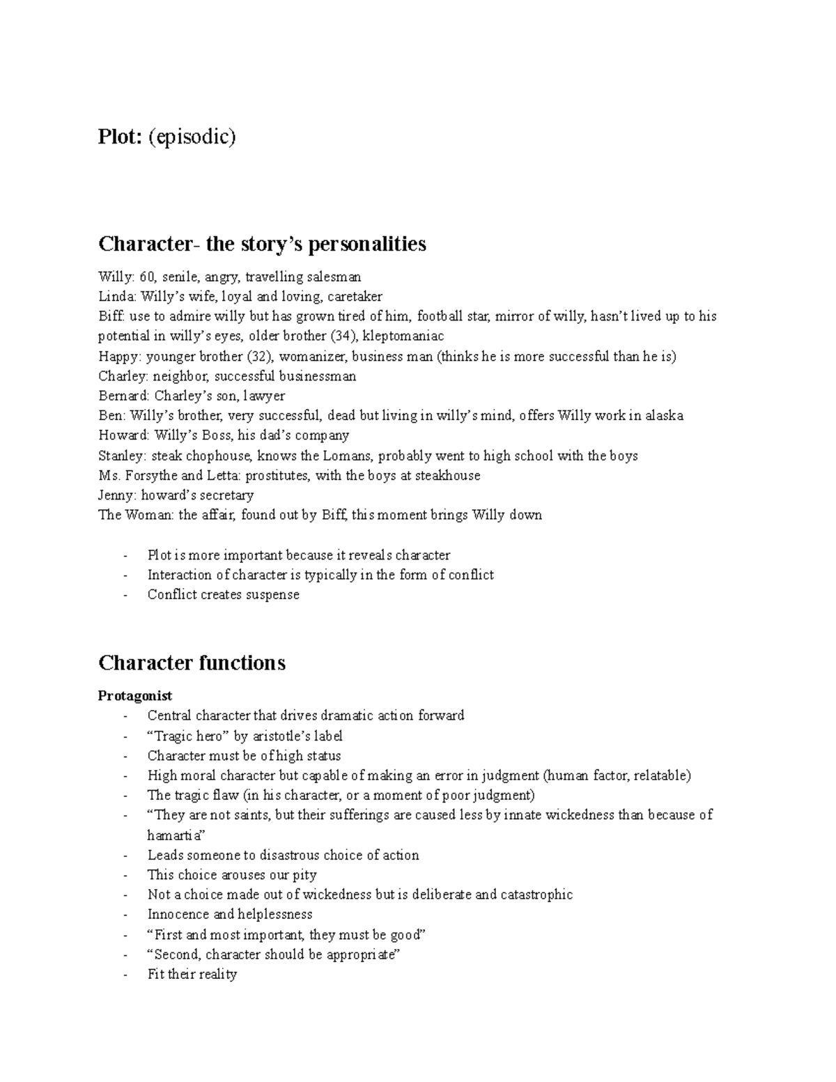 Death of a salesman - Play Analysis with Professor Lisa Devine - Plot ...
