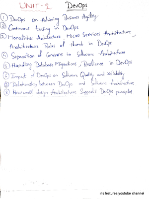 DevOps B Tech R18 Unit 3 Notes - Unit 3 Introduction to project ...