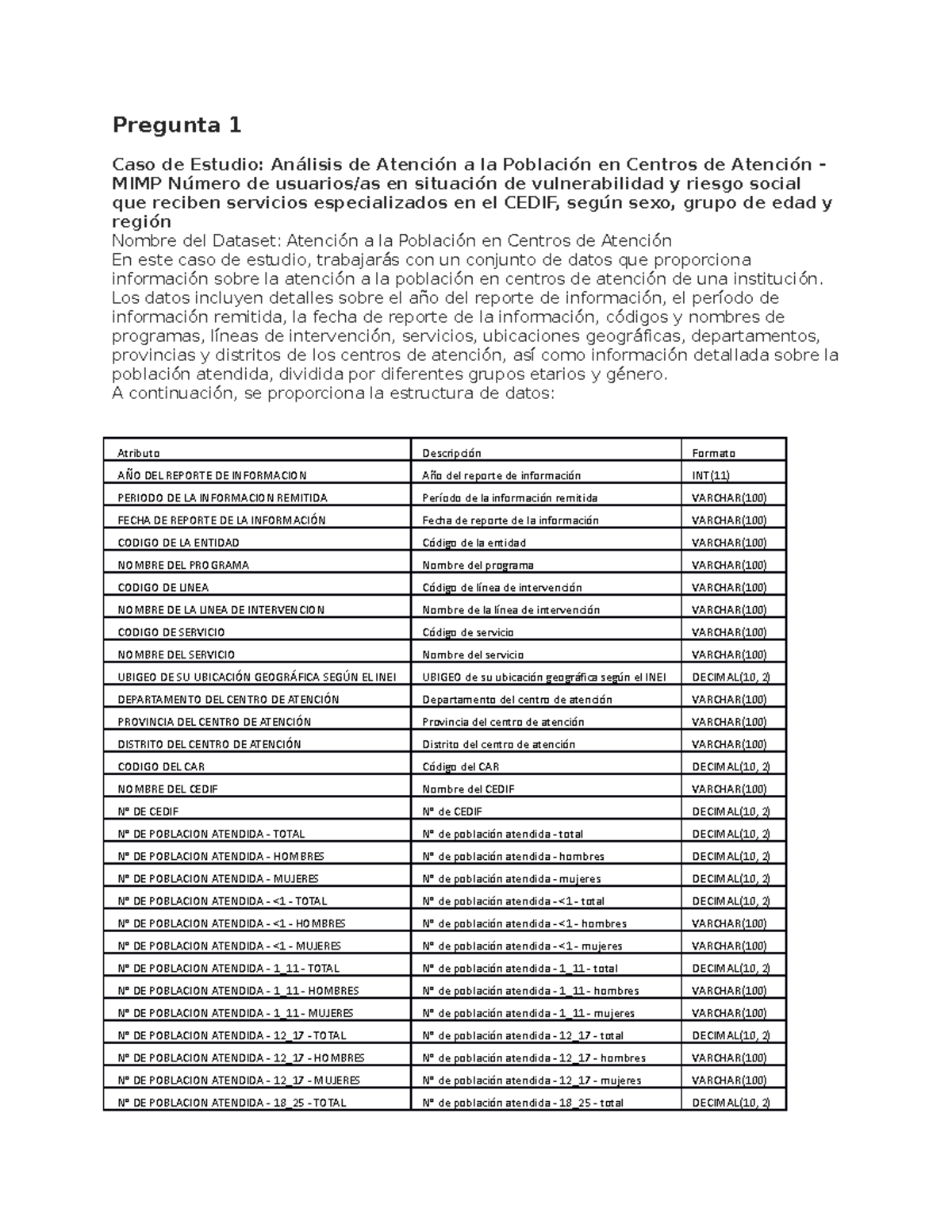 PC3 - pc3 - Pregunta 1 Caso de Estudio: Análisis de Atención a la Población en Centros de ...