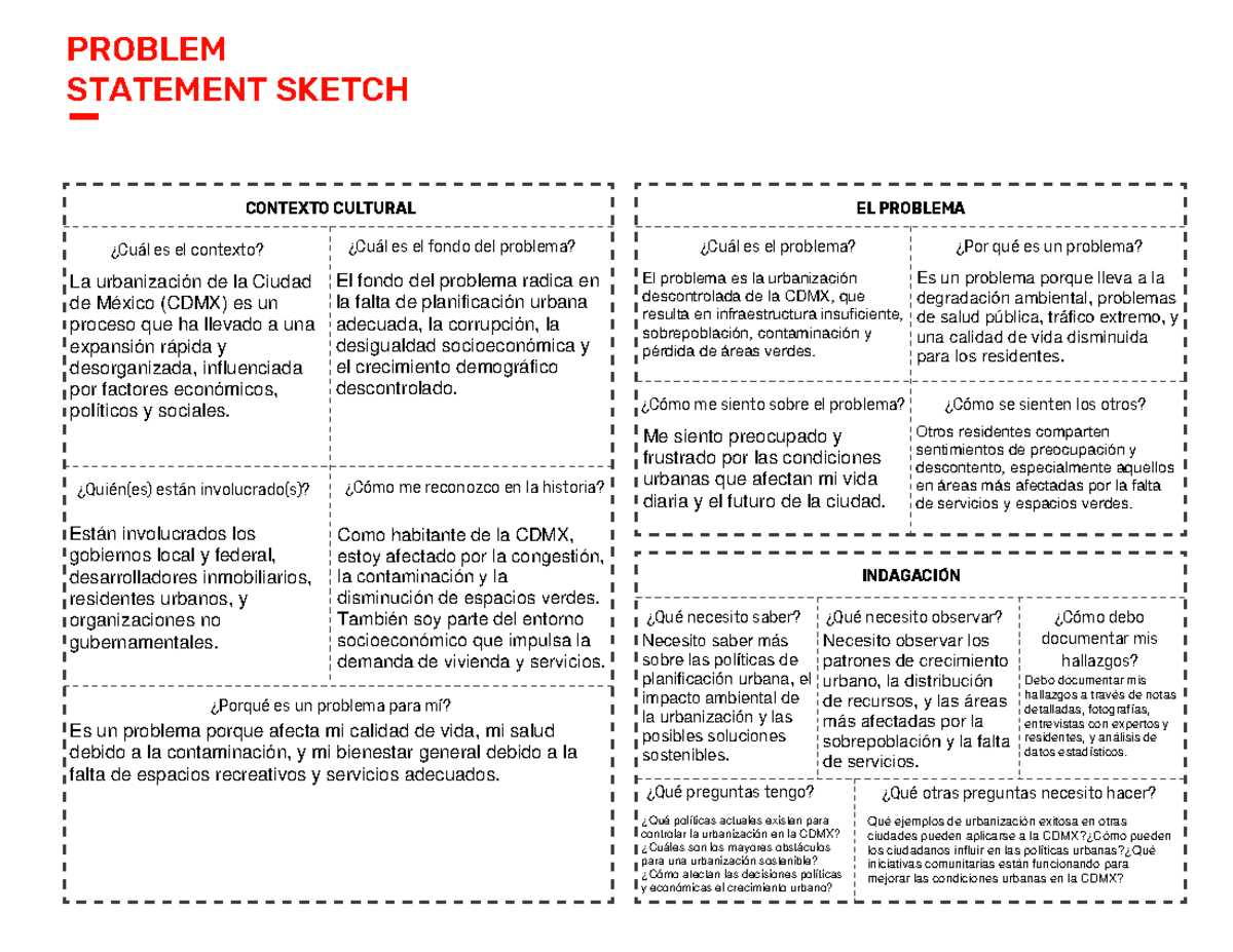 Toolkit Problem Statement Sketch ED BZR - PROBLEM STATEMENT SKETCH ...