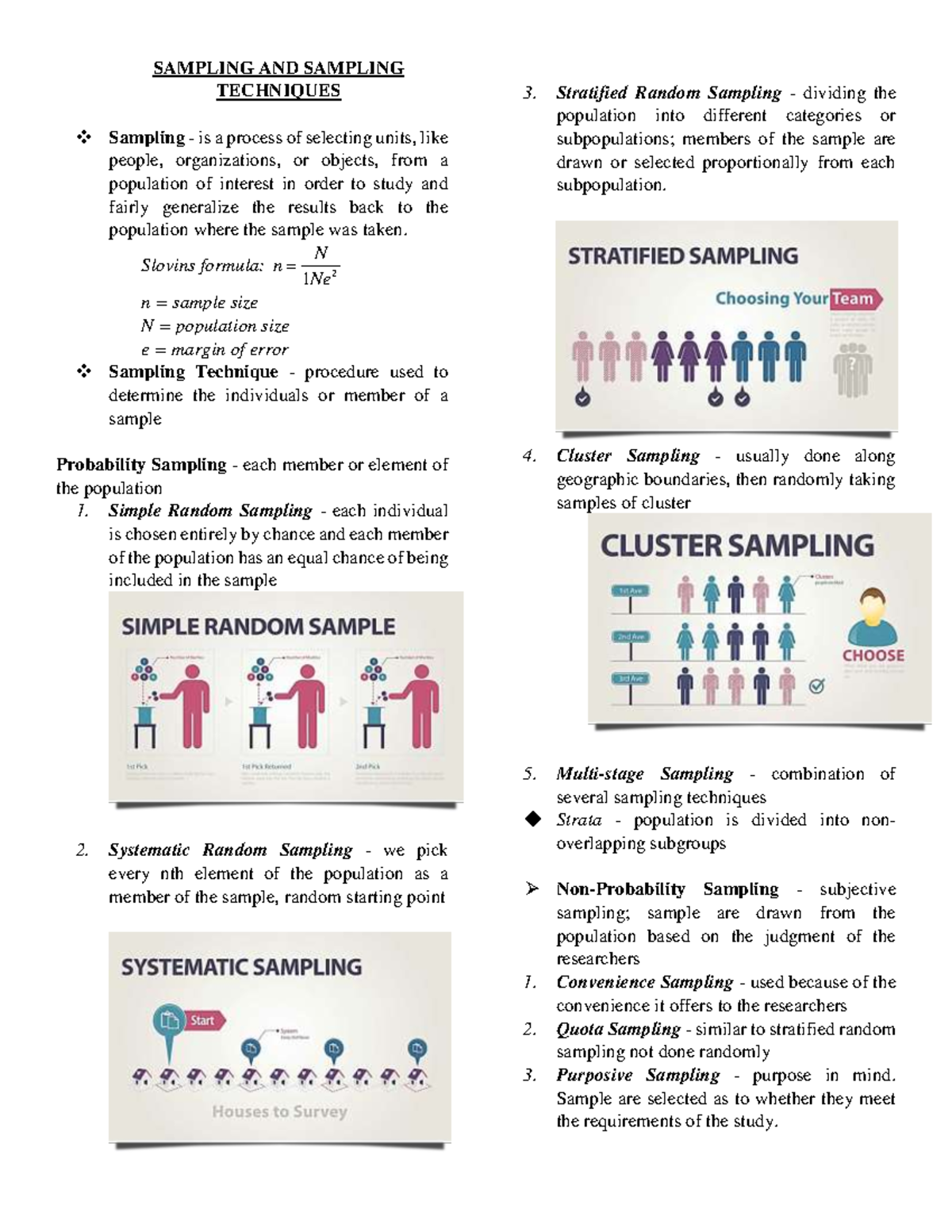 Sampling Distribution Module part 1 | NOTES - Basic Statistics - UE ...