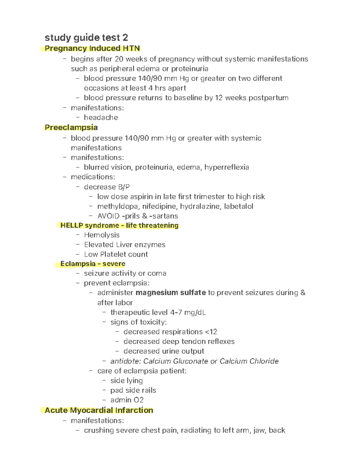 Test 2 study guide c4 ...