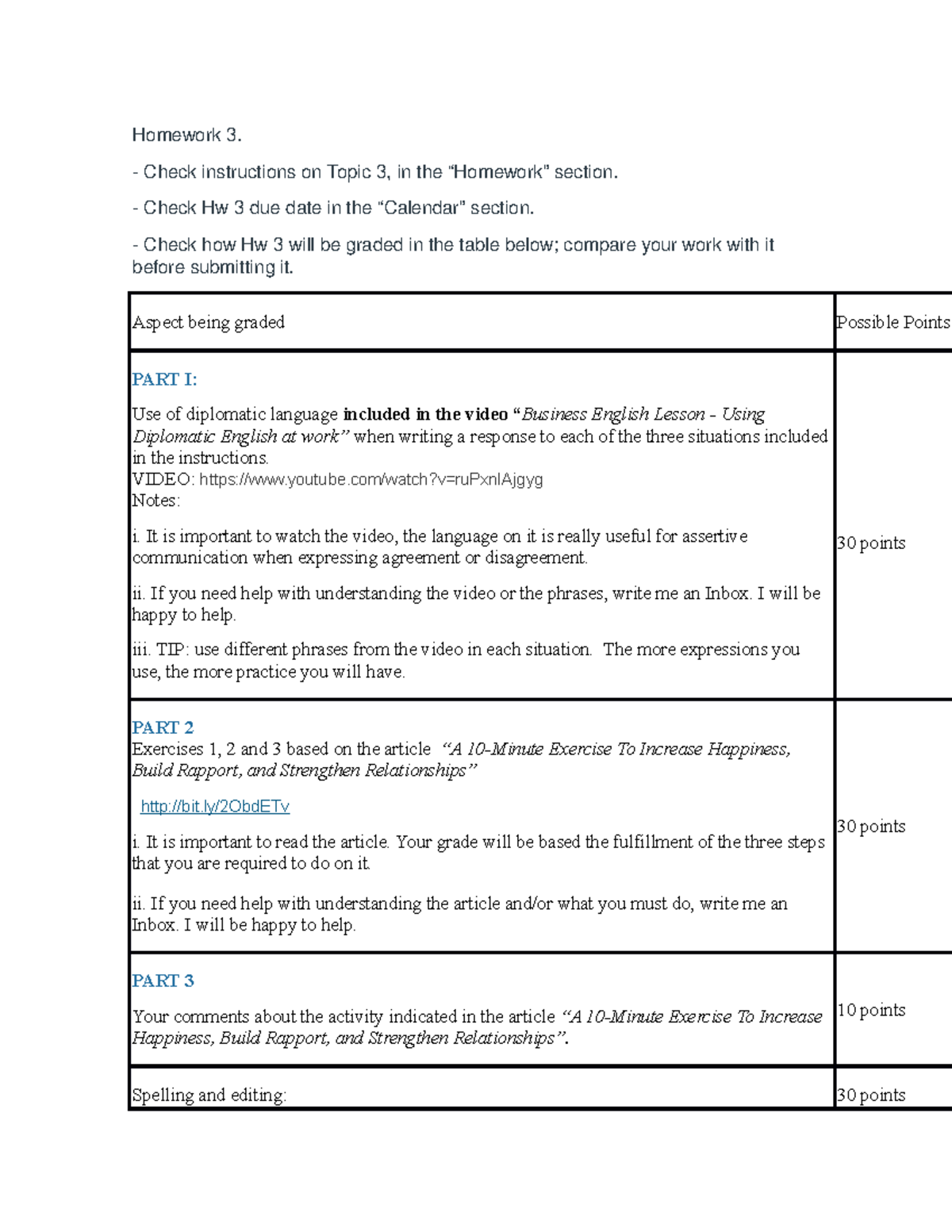 Homework 3 - Apuntes Ingles - Homework 3. Check instructions on Topic 3 ...