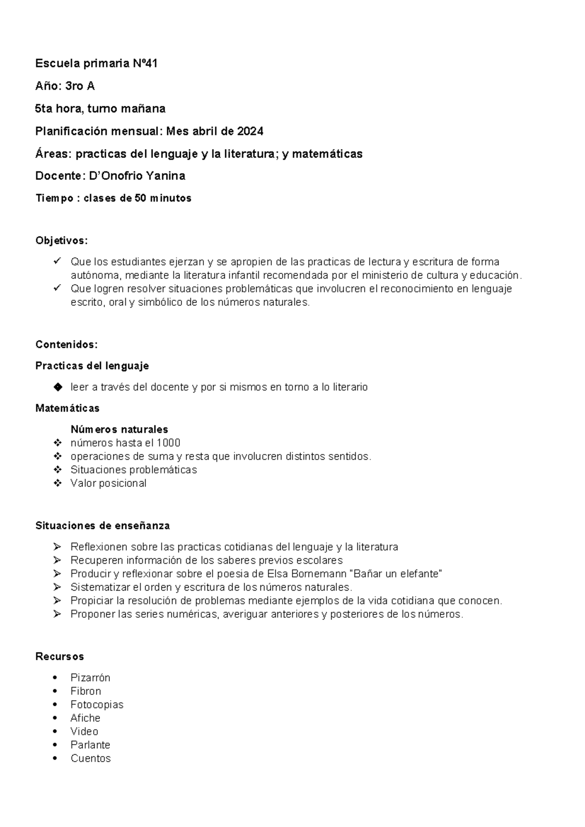 3a abril - secuencia didactica para tercer grado educacion primaria ...