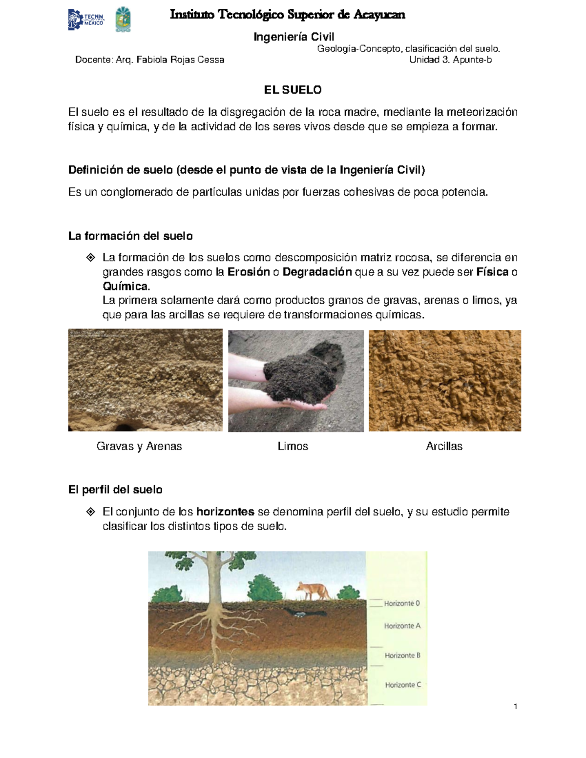 Recurso 3.1-3.5 Apunte Unidad 3-b - Ingeniería Civil Geología-Concepto ...