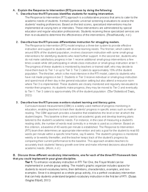 Mursion Task 3 D170 - A. Write a reflection of your simulated classroom experience and ...
