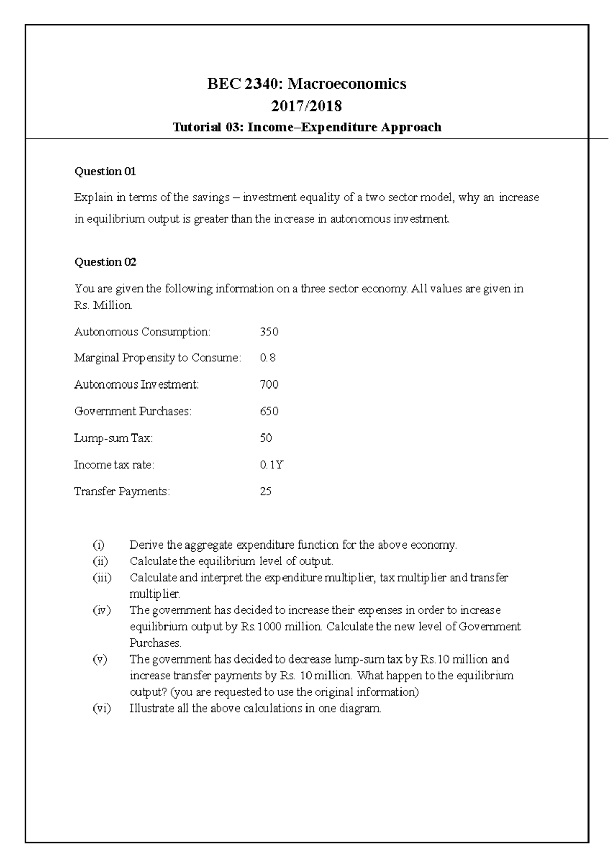 0000000063 - Macroeconomics tutorials - BEC 2340: Macroeconomics 2017 ...