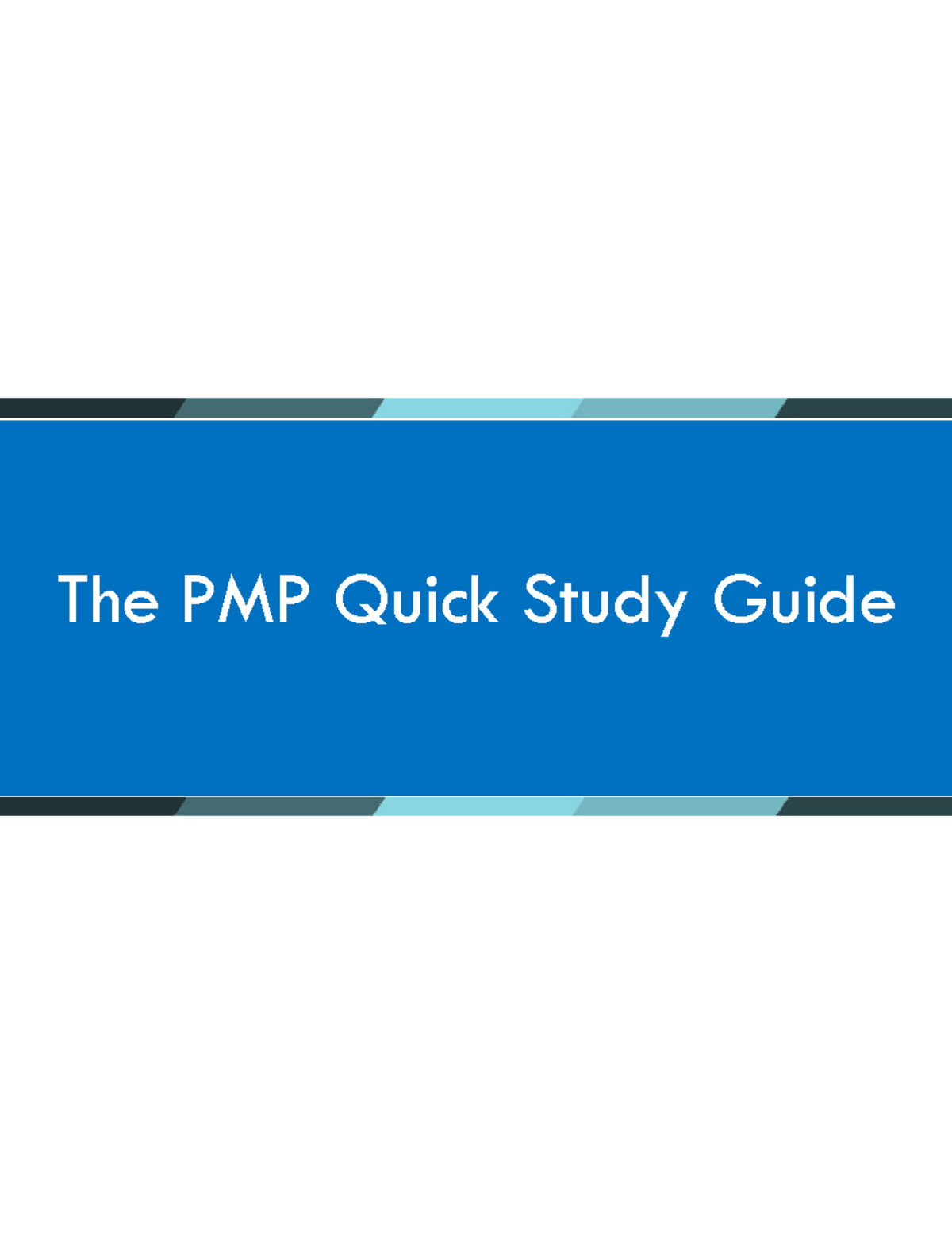 PMP Quick Study Guide - mmmmmmmmmmmmmmmmmmmmm - The PMP Quick Study ...