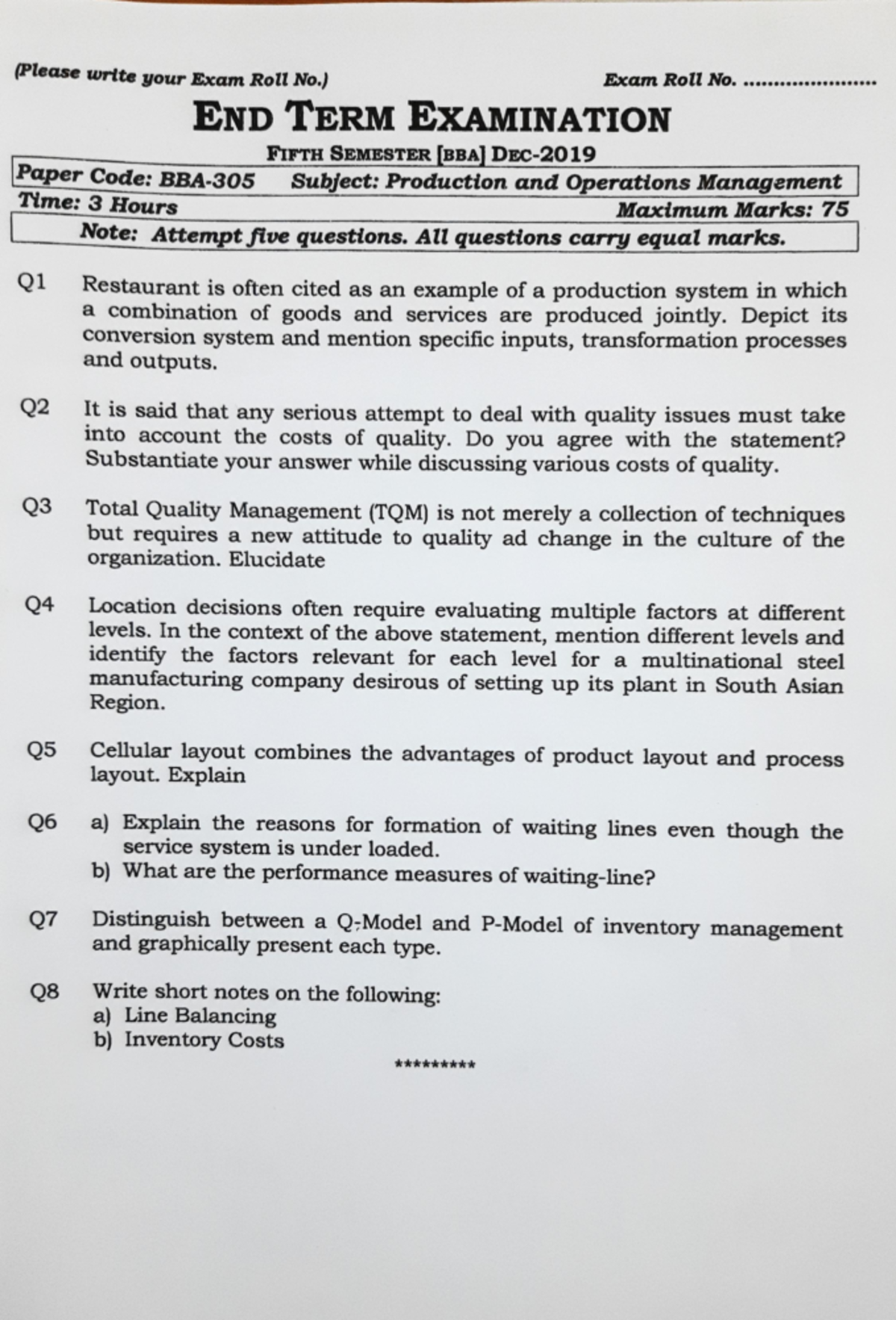 Httpsmaims.ac.inwp-contentuploads 202302 BBA-5th-SEM.QP .pdf 4 - Computer Science and ...