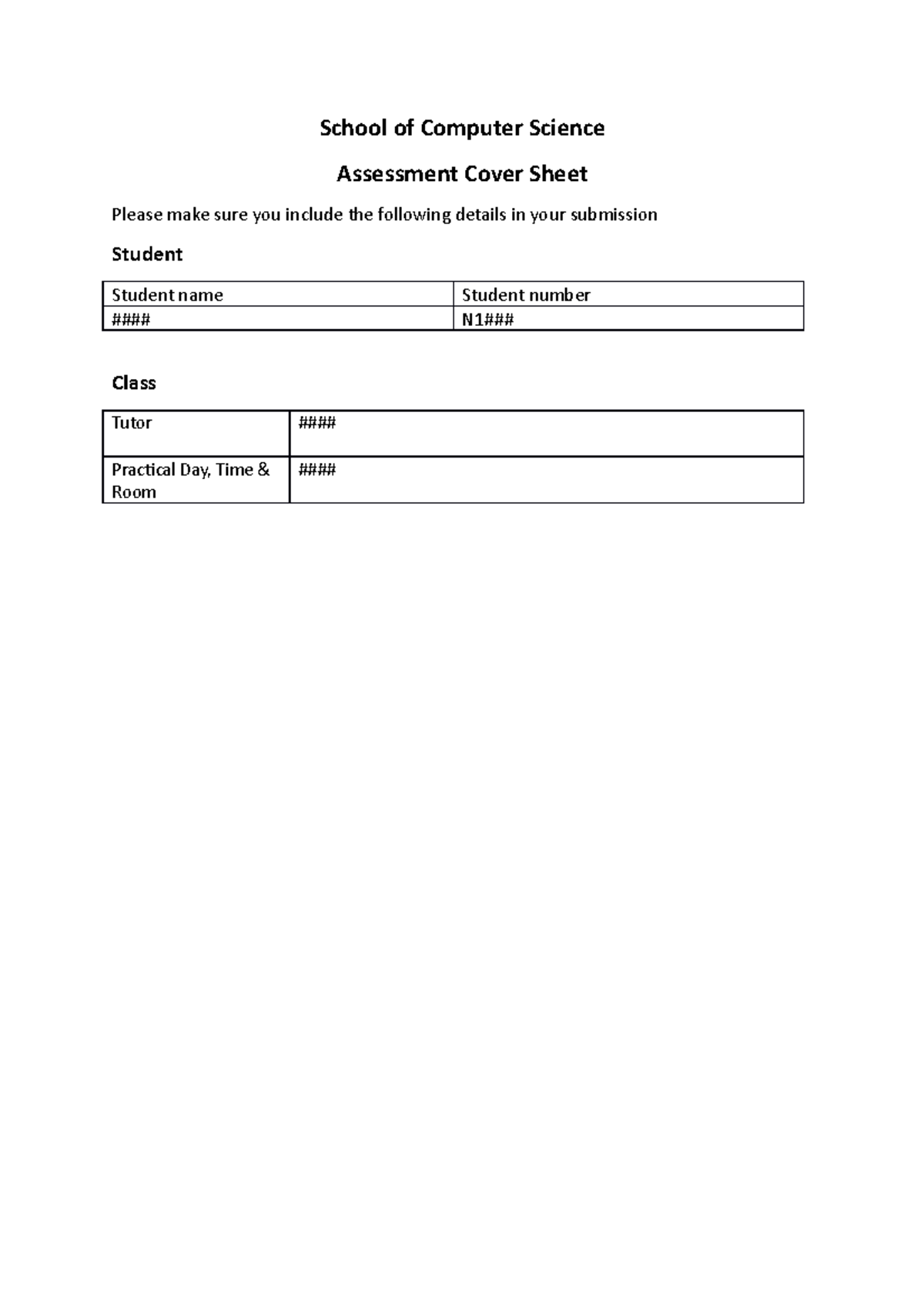 A Module 1 further investigation Questions - School of Computer Science ...