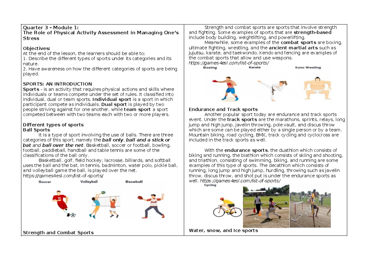 Peh 11 q3 m1-m4 - Physical Education 11 Quarter 3 Module 1-Module 4 ...